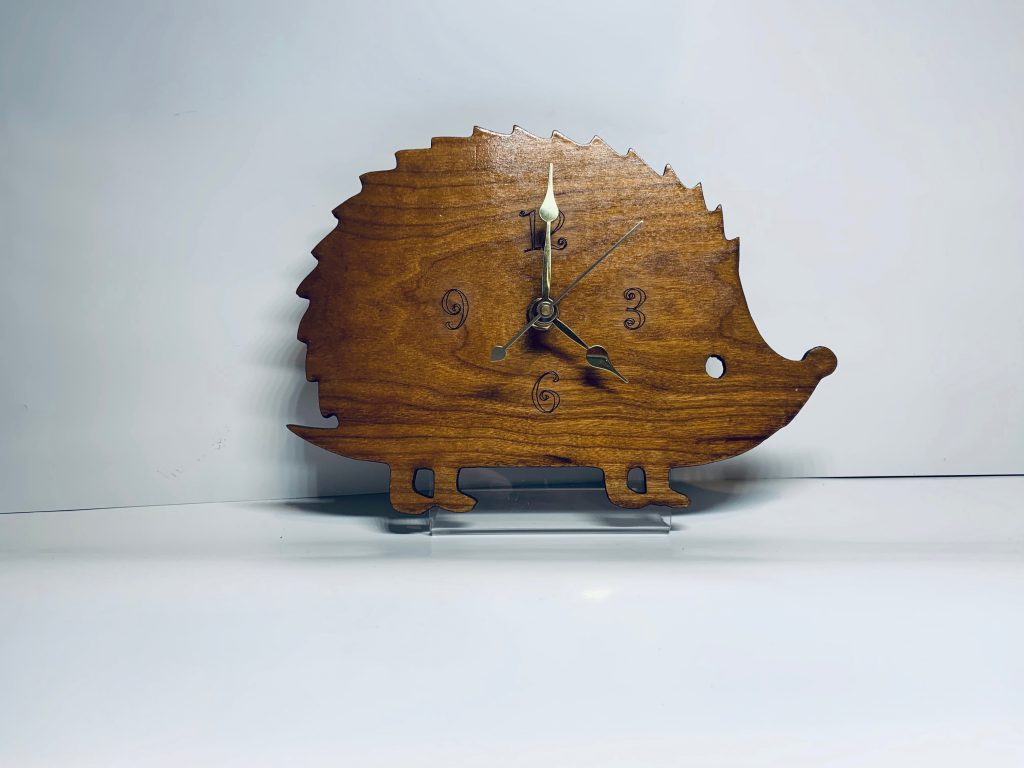 Hand Made Hedgehog Desk Clock – GeekGearStore
