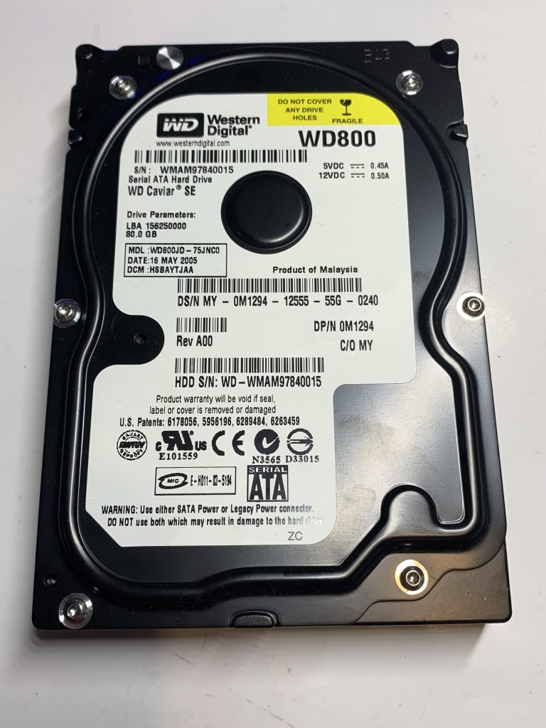 Western Digital 80GB WD800JD-75JNC0 – GeekGearStore