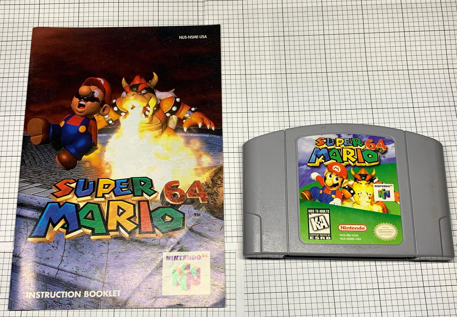 Super Mario Nintendo 64 N64 Cartridge Game Only Authentic – GeekGearStore