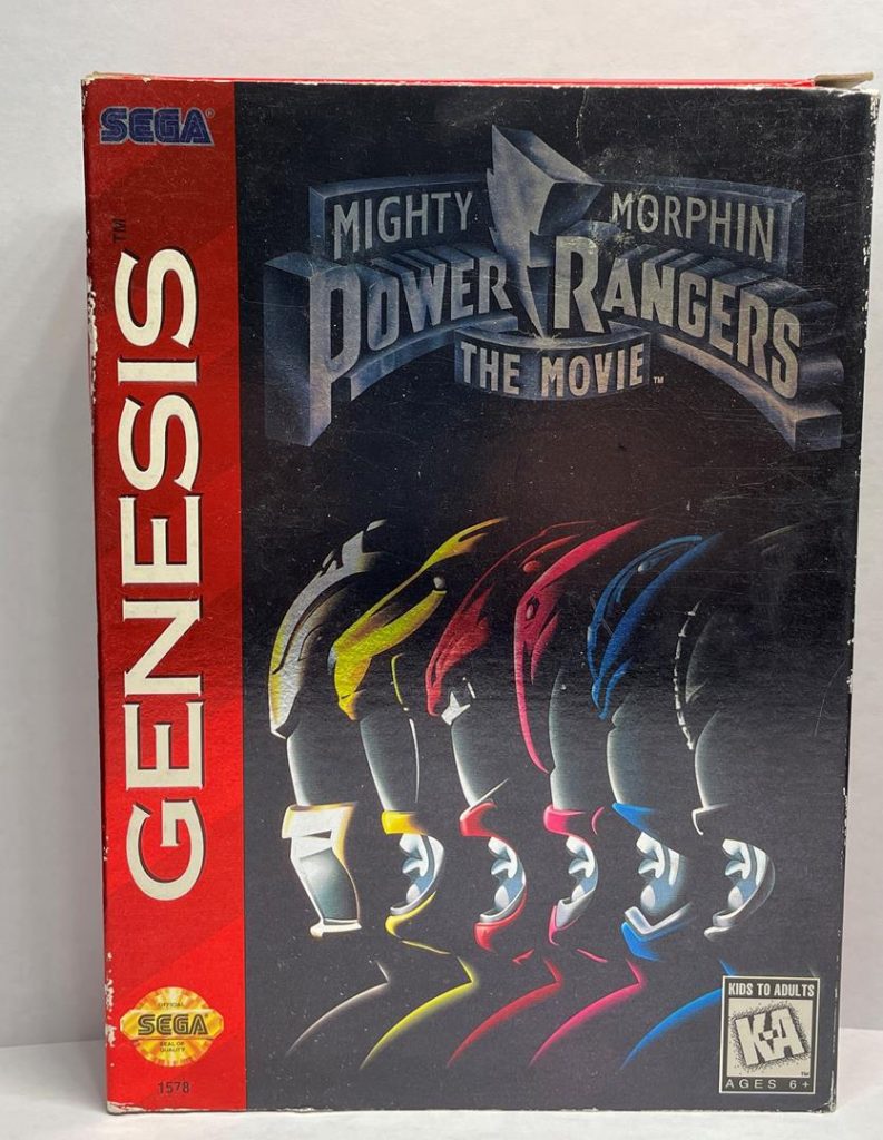 Mighty Morphin Power Rangers: The Movie (Sega Genesis) CIB AUTHENTIC ...