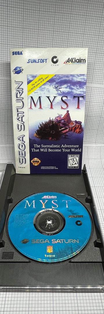 Myst Sega Saturn SUNSOFT Acclaim 1995 Complete In Box – GeekGearStore