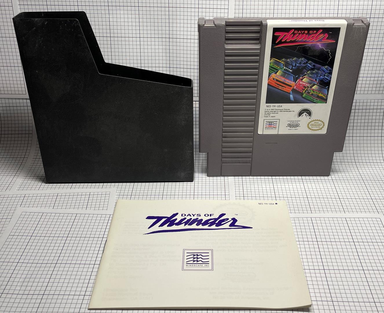 Days of Thunder (Nintendo Entertainment System, 1990) NES w/Manual ...