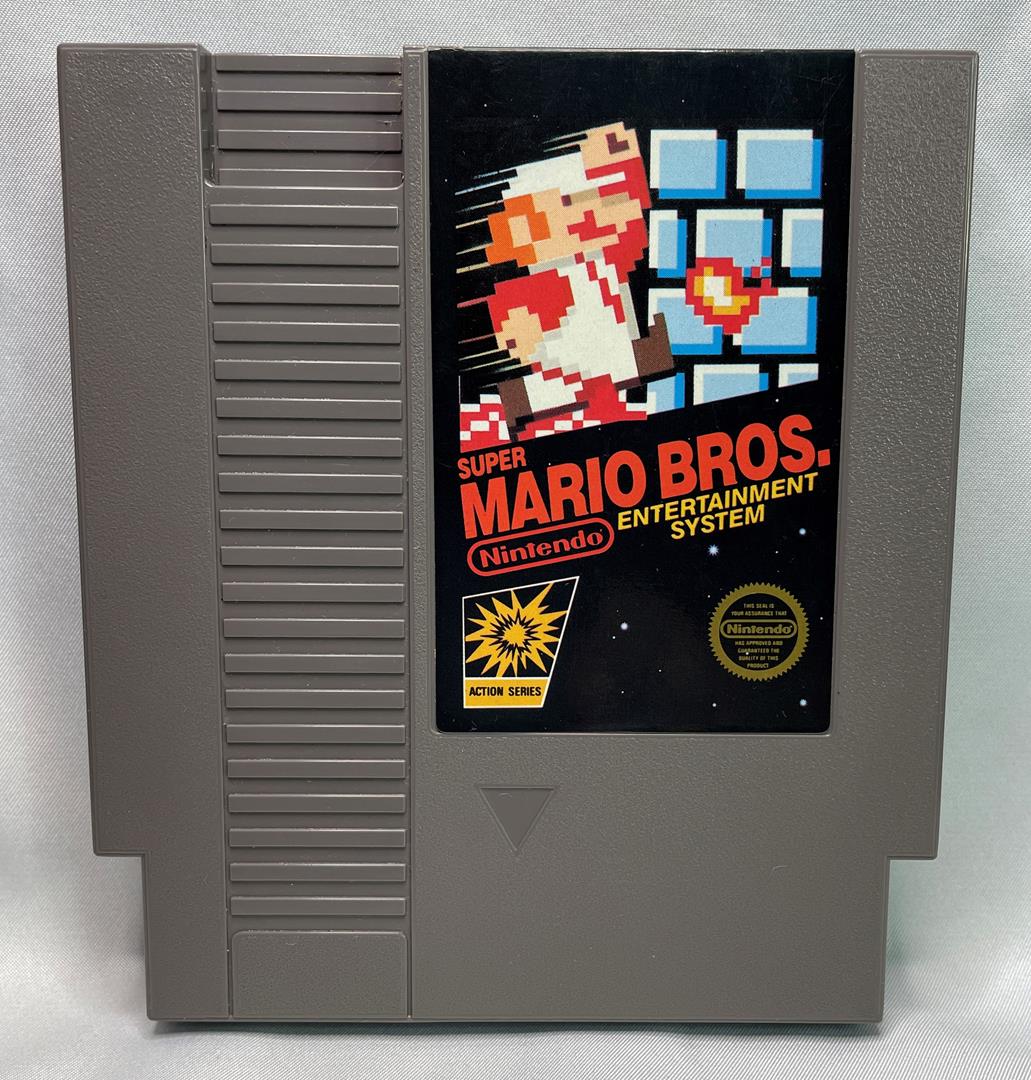 Super Mario Bros. Nintendo NES complete in box CIB – Hangtab 5 screw ...