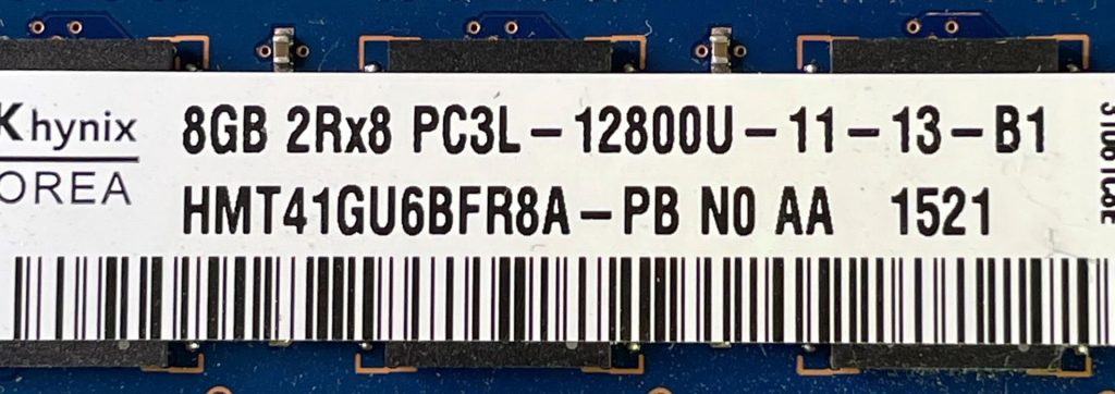 SK hynix 8GB (1X8GB) DDR3-1600 PC3L-12800U Desktop Memory RAM HMT41GU6BFR8A-PB – GeekGearStore