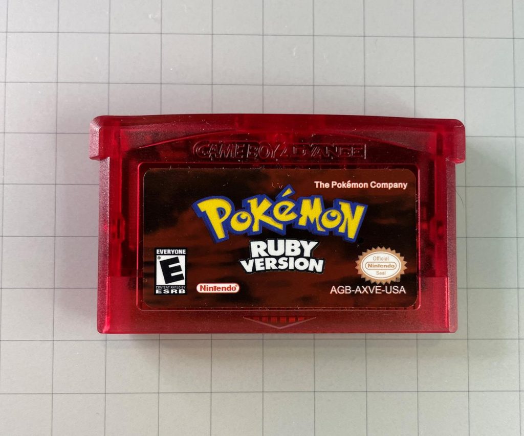 Pokemon Ruby Version Game Boy Advance – REPRO – GeekGearStore