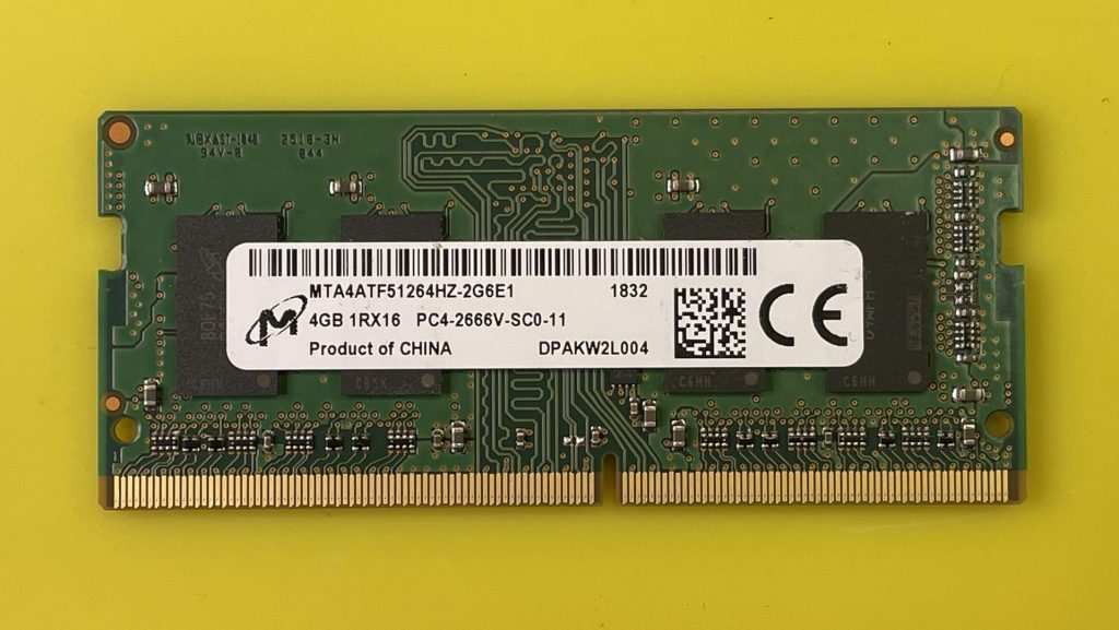 Micron MTA4ATF51264HZ-2G6E1 Non ECC PC4-2666V 4GB DDR4 2666MHz 260pin ...