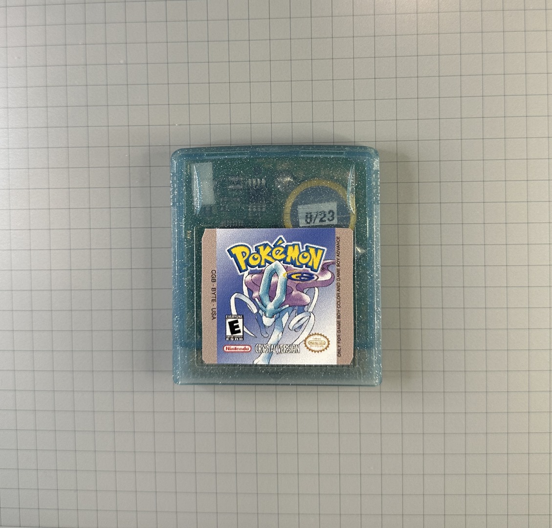 Pokemon: Crystal Version (Game Boy Color), Authentic *NEW BATTERY* W ...
