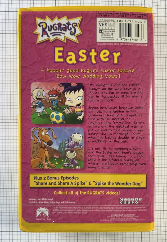Nickelodeon Rugrats – Easter (VHS, 2002, Clam Shell) – GeekGearStore