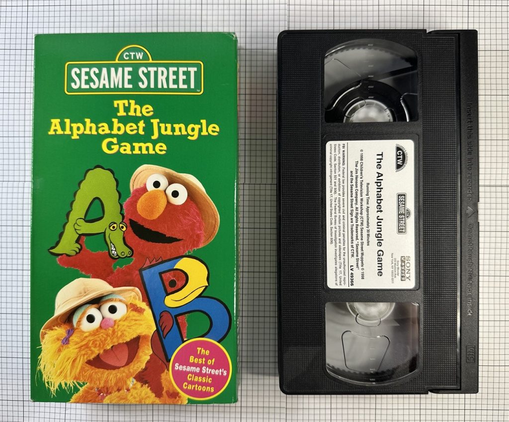 Sesame Street – The Alphabet Jungle Game (VHS,1998) – GeekGearStore