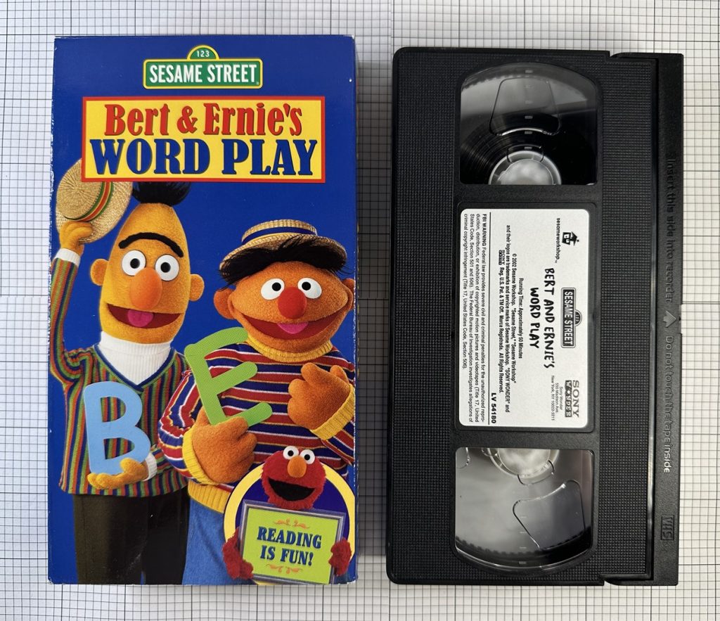 Sesame Street – Bert and Ernie’s Word Play (VHS, 2002) – GeekGearStore