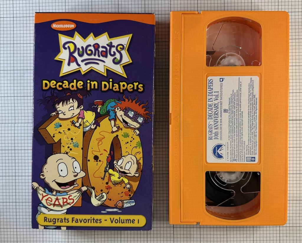Nickelodeon – Rugrats Decade In Diapers Vol.1 & Vol.2 (2001 VHS) – GeekGearStore