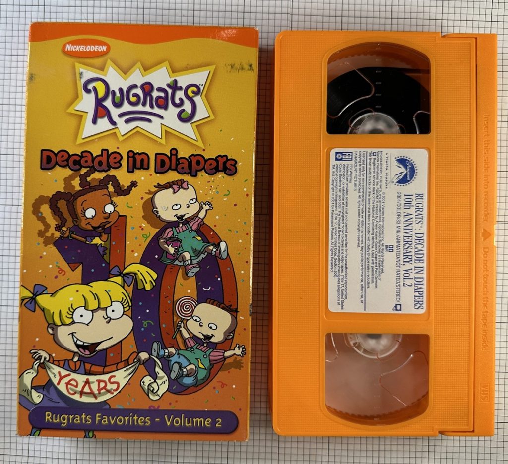 Nickelodeon – Rugrats Decade In Diapers Vol.1 & Vol.2 (2001 VHS) – GeekGearStore